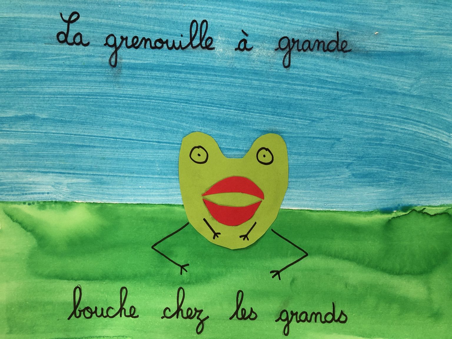 La grenouille à grande bouche chez les grands.